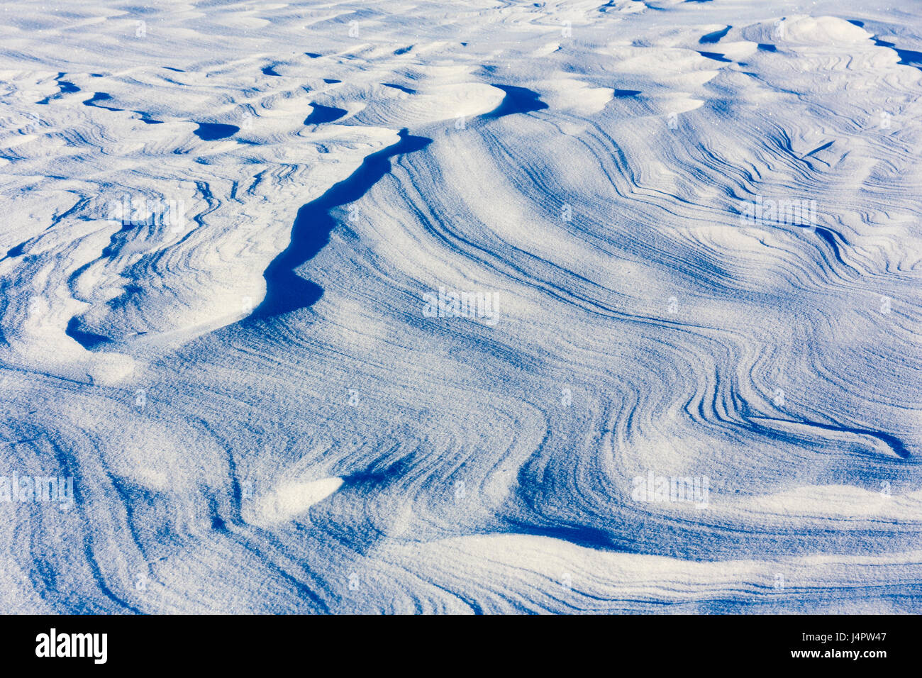 Snow surface relief structure winter background close up Stock Photo ...