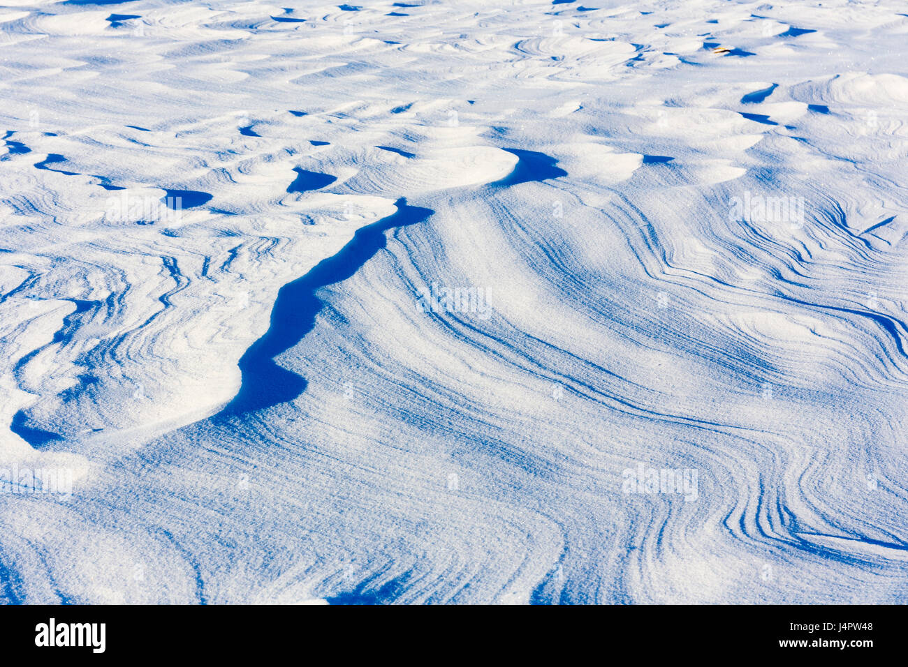 Snow surface relief structure winter background close up Stock Photo ...