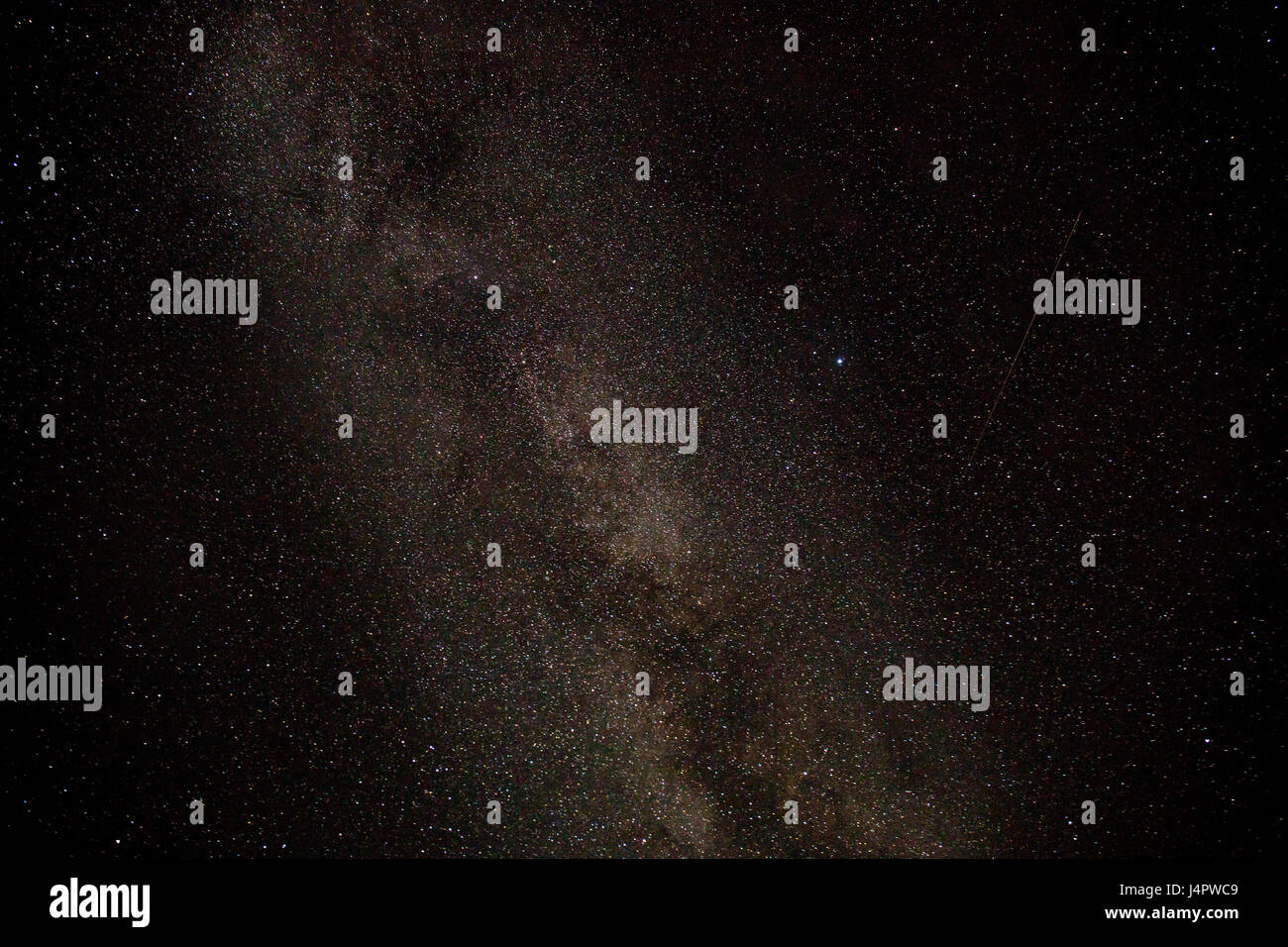 Beautiful night starry sky scene with milkyway Stock Photo - Alamy