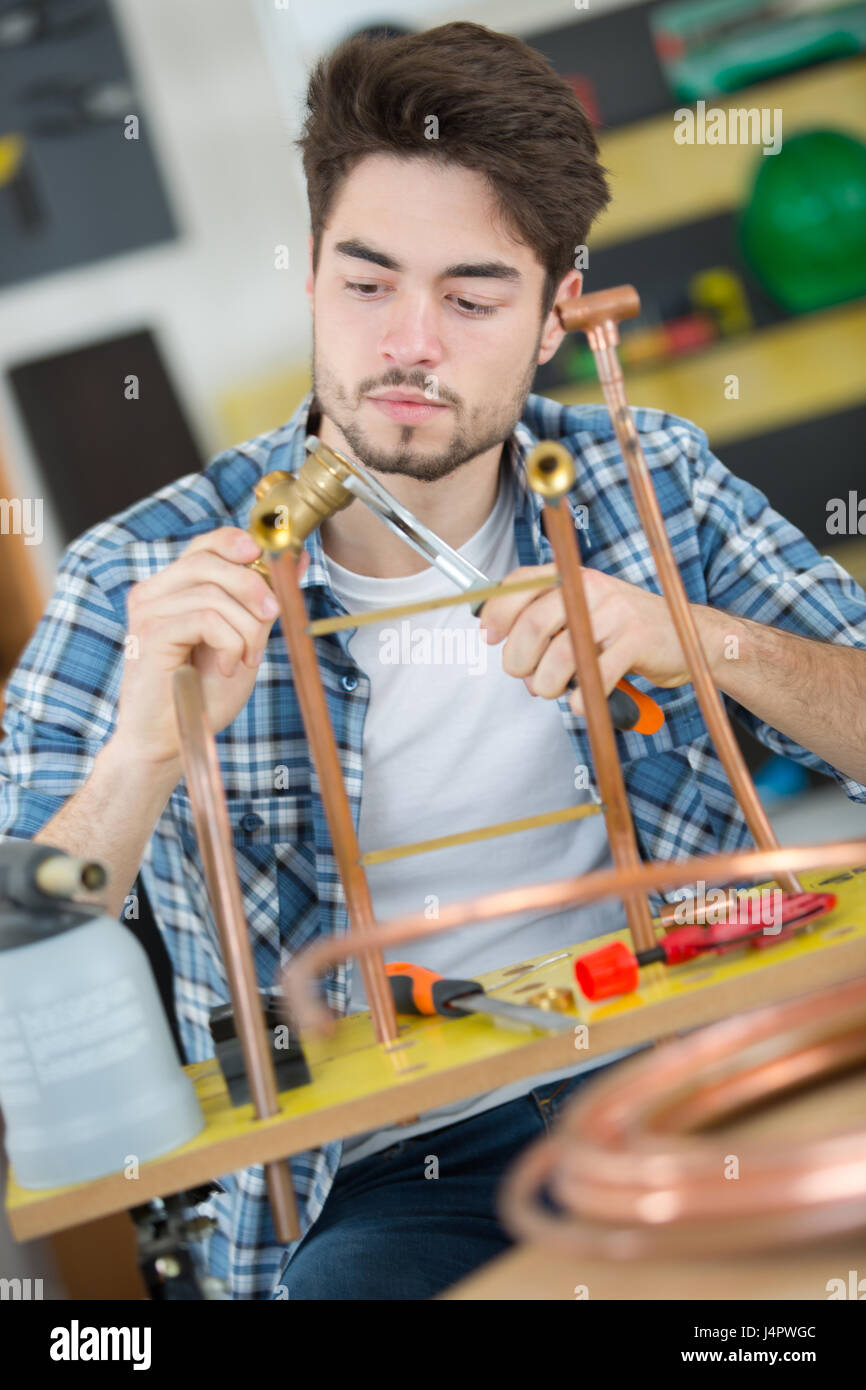Pipe welders hi-res stock photography and images - Alamy
