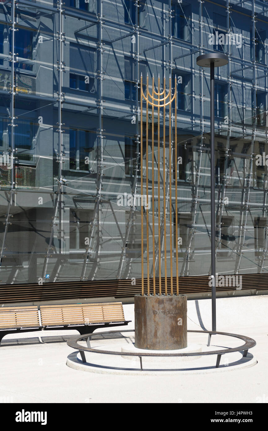 A jewish bronze sculpture near the Liberation Memorial Monument ...