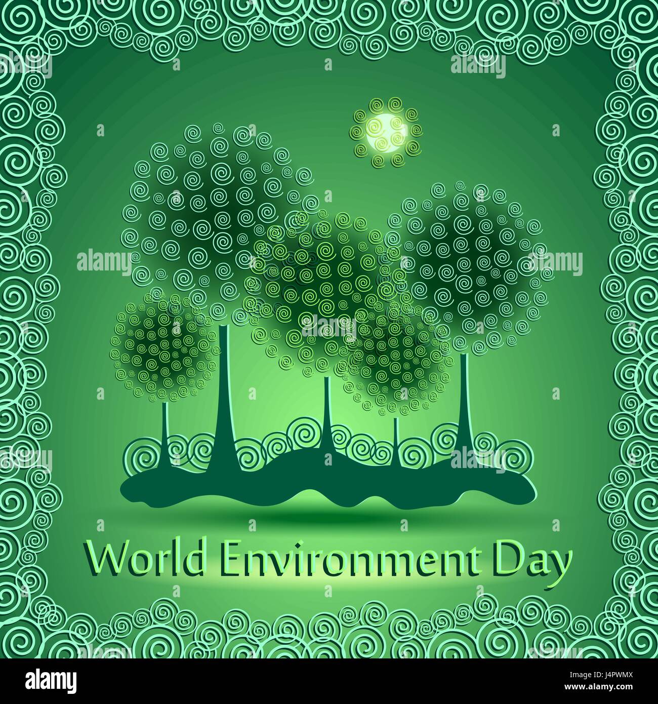 World green environment day background Stock Vector Image & Art - Alamy