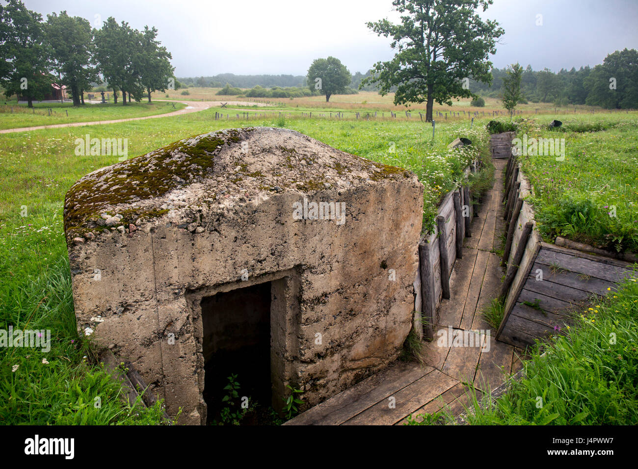 Bunker world war on trench hi-res stock photography and images - Alamy