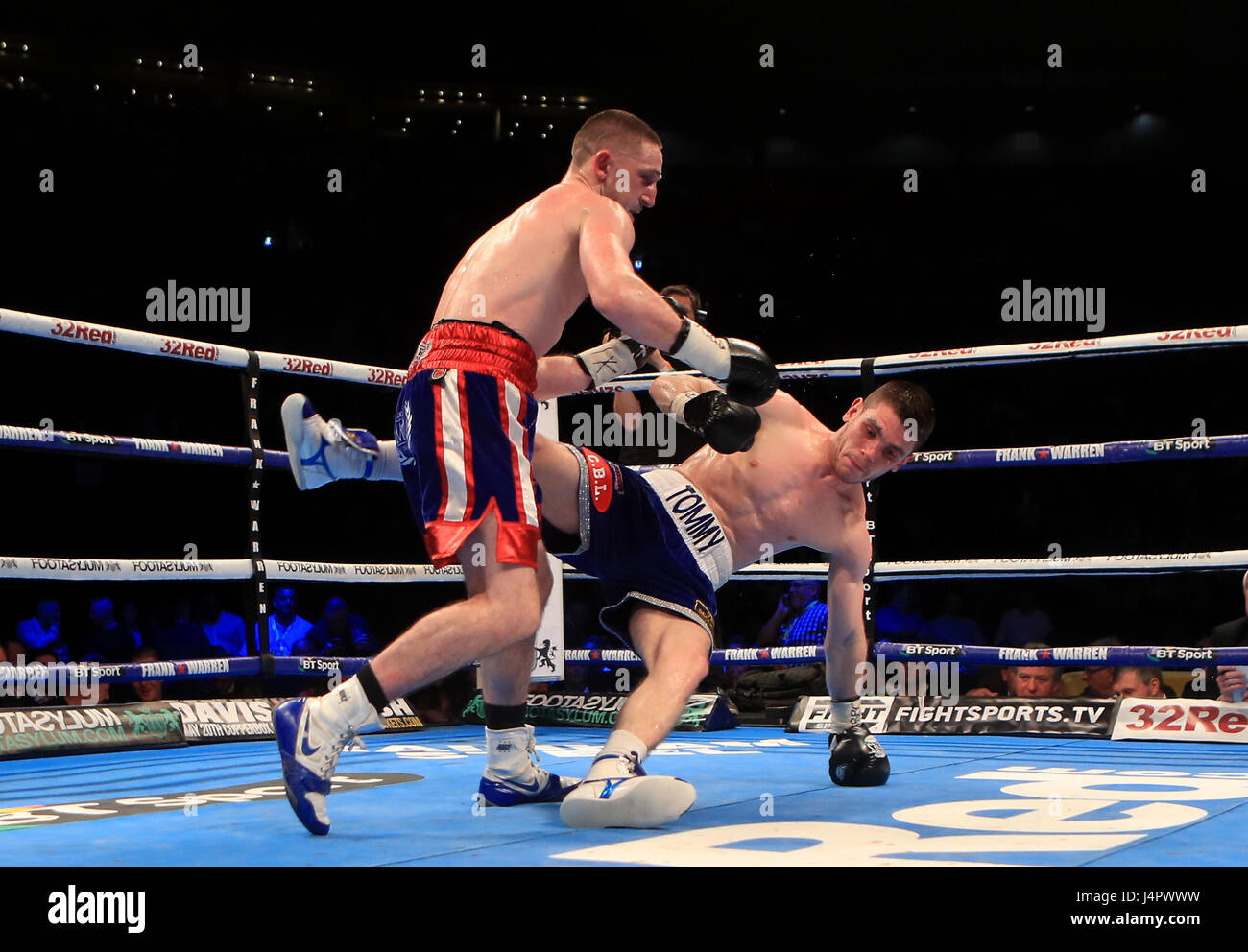 Thomas Patrick Ward (right) and Jazza Dickens during their British ...