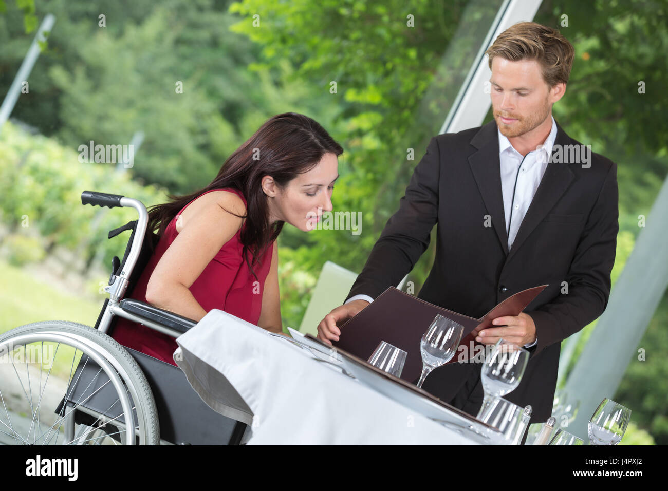 taking the order Stock Photo - Alamy