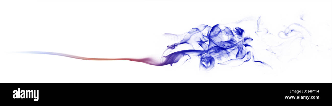 Colorful fantasy smoke on white background close up Stock Photo - Alamy