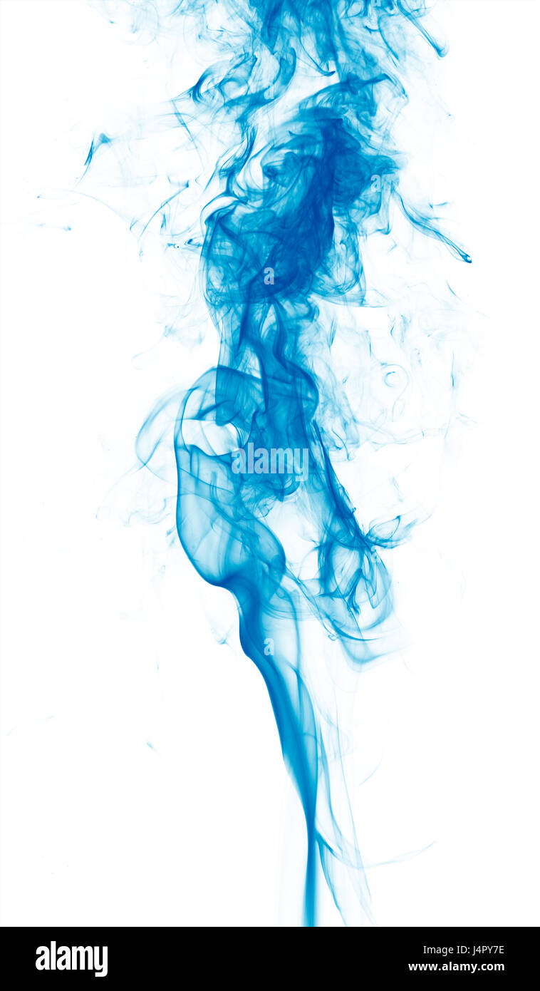 Colorful fantasy smoke on white background close up Stock Photo - Alamy