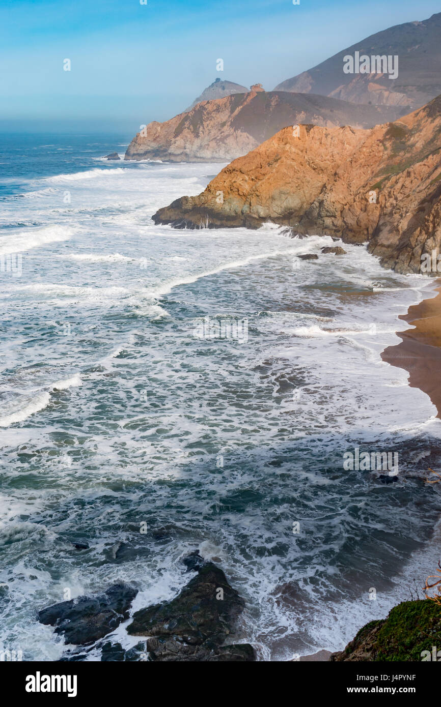 West Coast Beach Landscape Stock Photo - Alamy