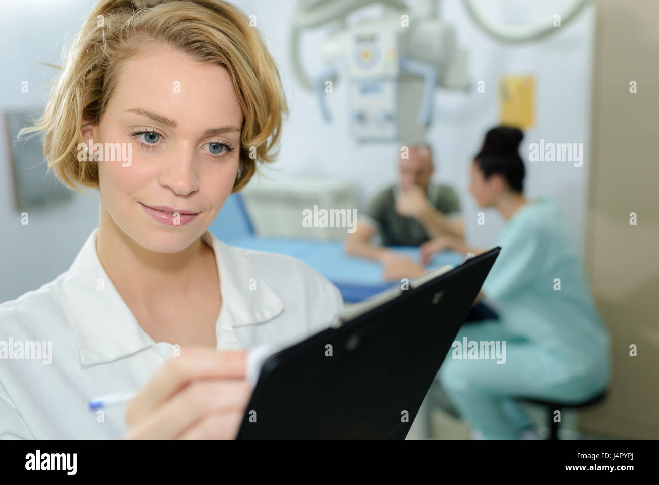 writing a record Stock Photo - Alamy