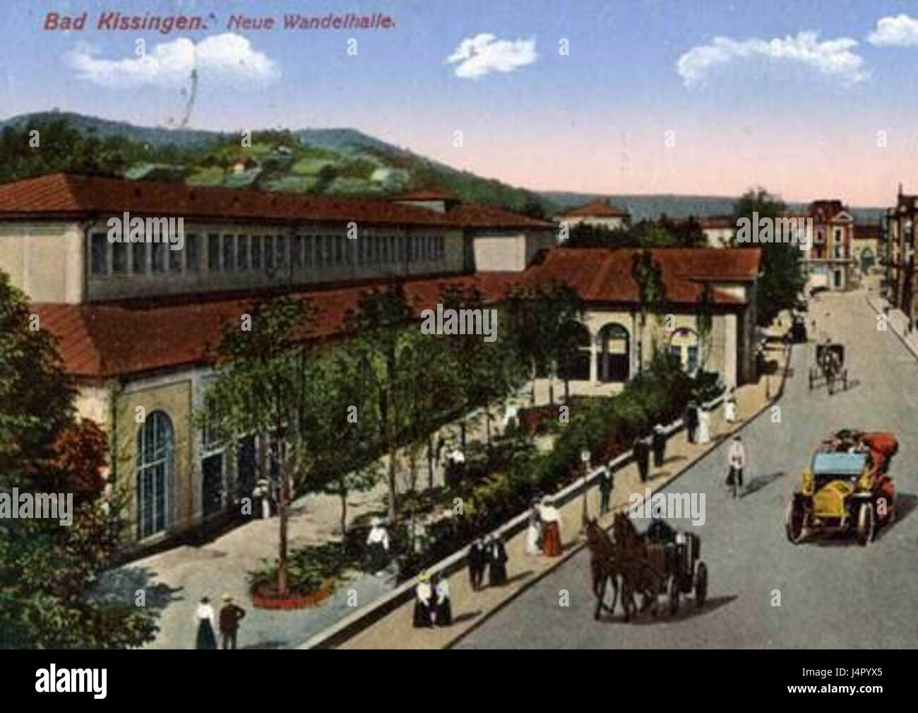 The Wandelhalle, a type of covered walkway or promenade, was an ...