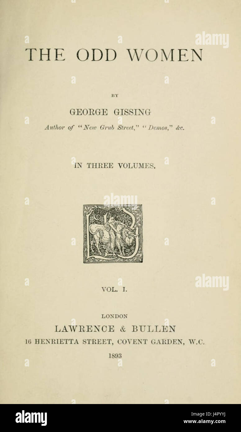 The Odd Women Stock Photo - Alamy