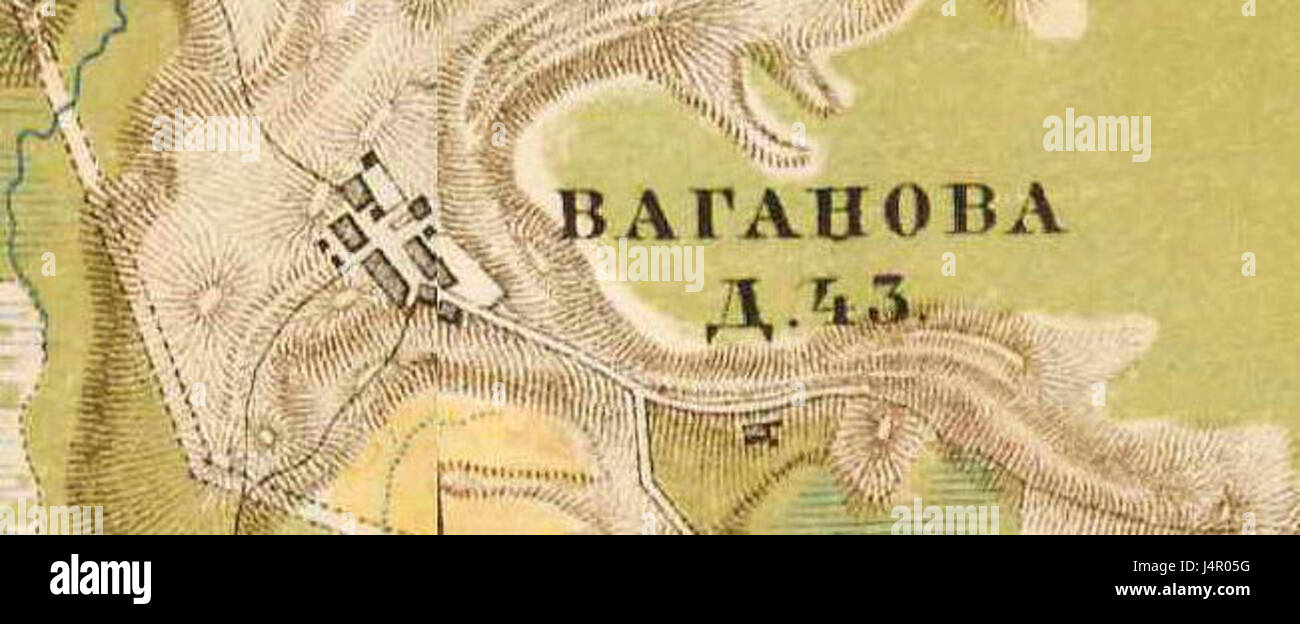 The Vaganovomap is a cartographic work depicting geographical features ...