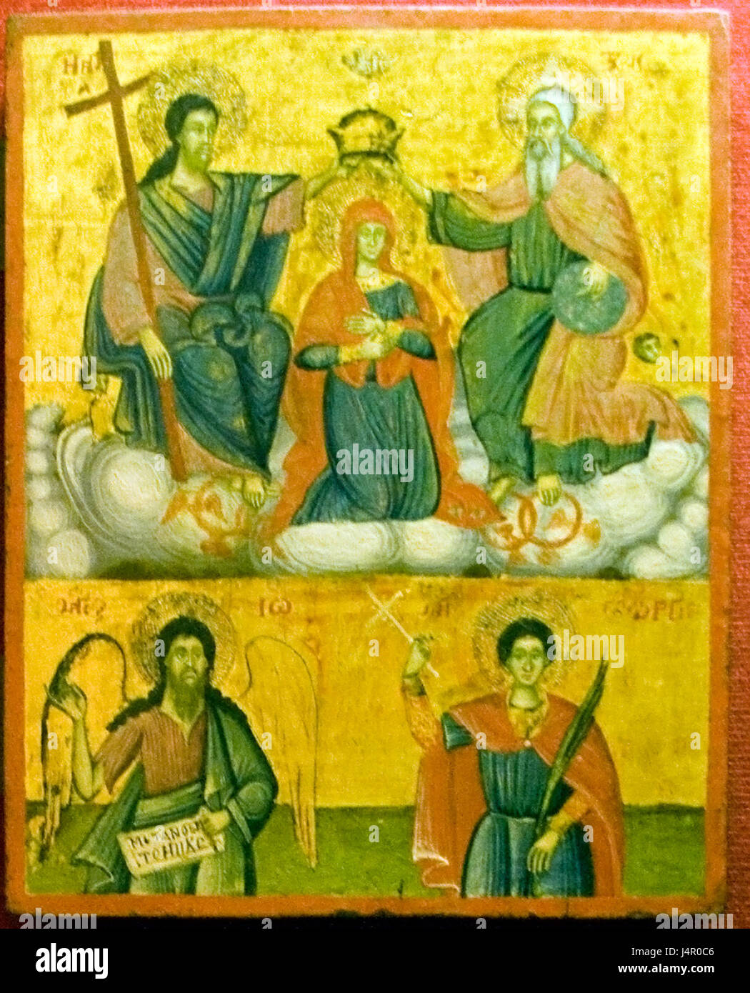 Trinity, John the Baptist, Saint George Stock Photo - Alamy