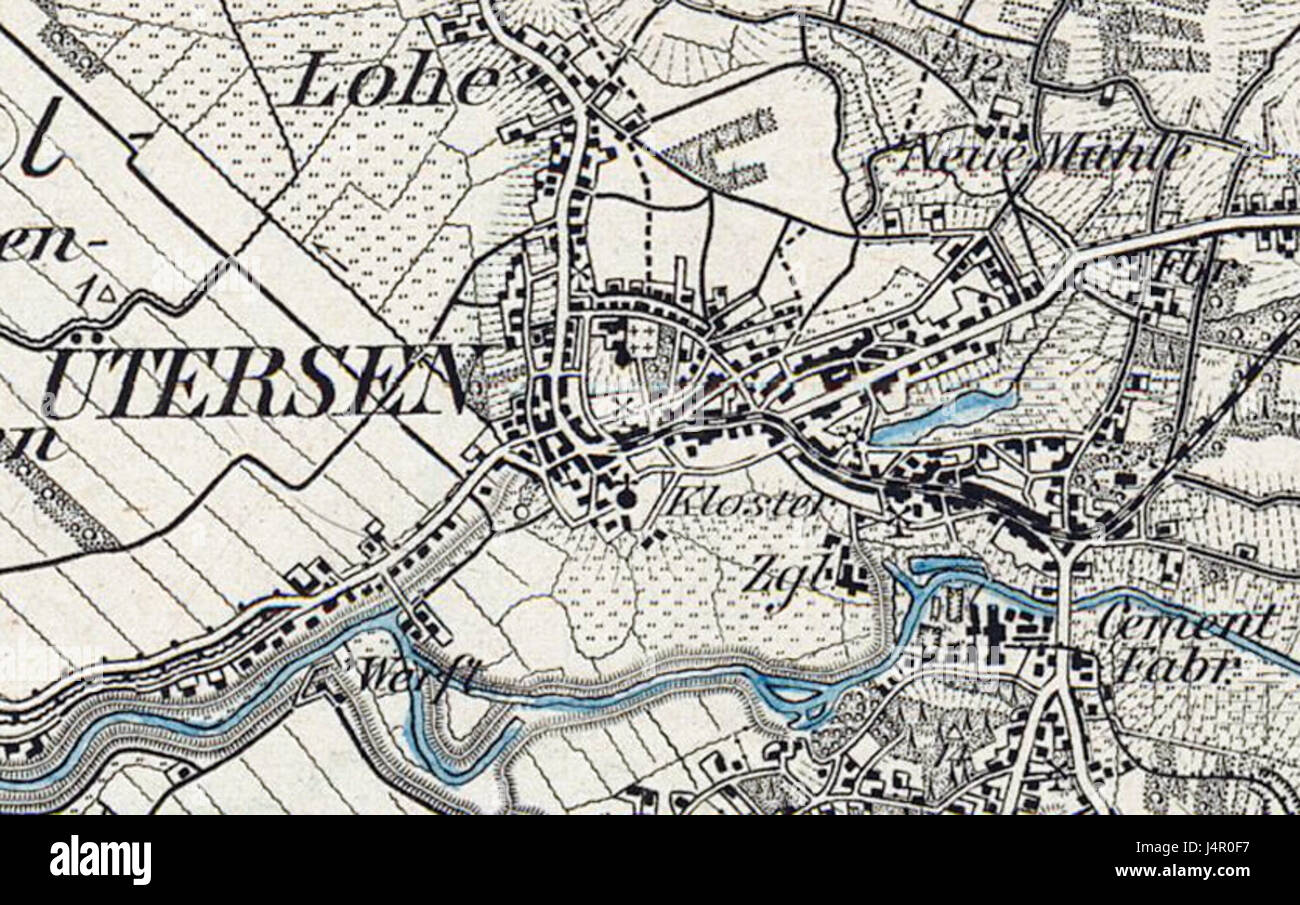The Uetersen Karte 1882 is a historical map of Uetersen, Germany ...