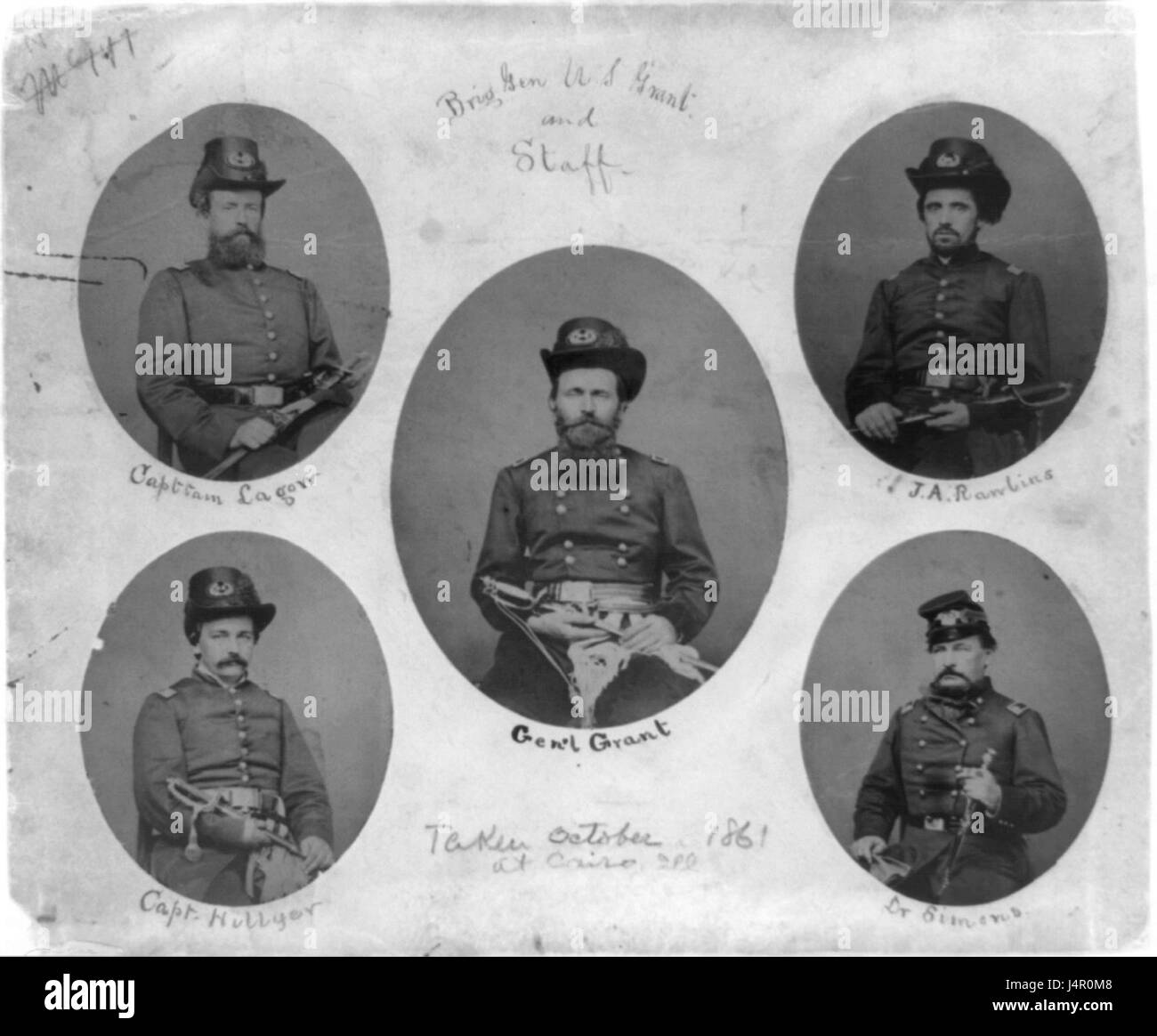 U.S. Grant and staff Stock Photo - Alamy