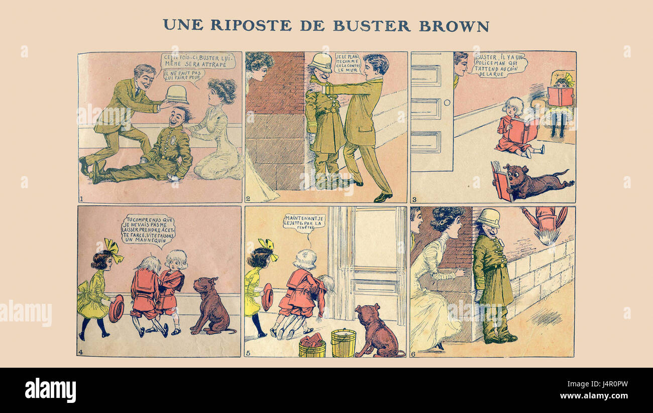 A humorous comic strip depicting a witty reply from the character ...