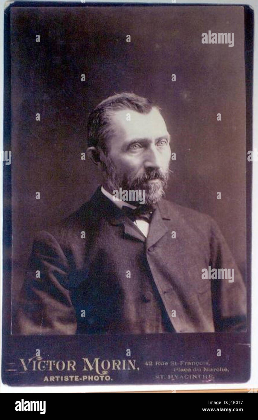 This photograph of Vincent van Gogh, the famous Dutch post ...