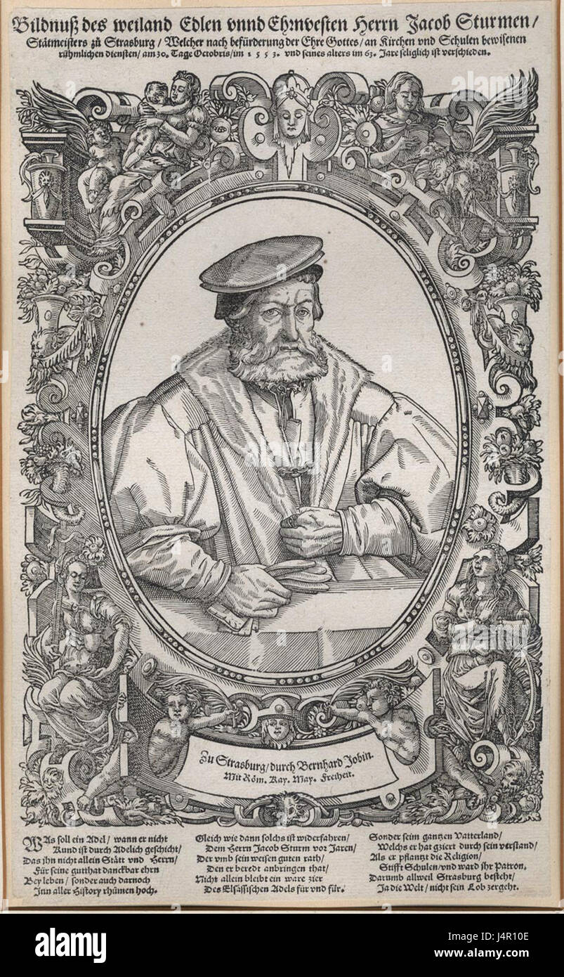 'Portrait de Jacques Sturm' by Tobias Stimmer is a 16th-century artwork ...