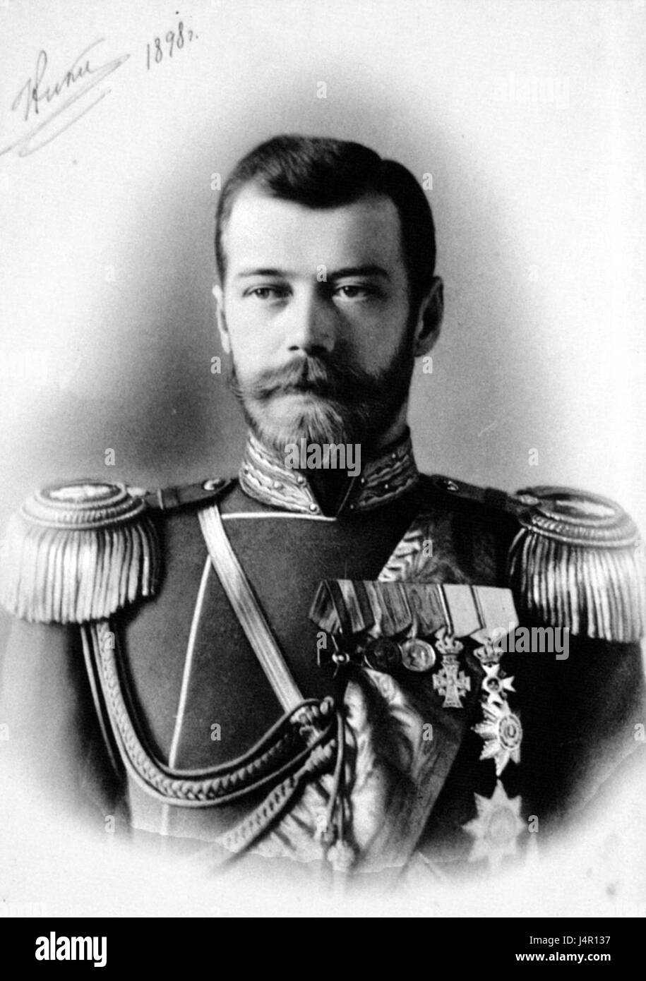 Tsar Nicholas II 1898 Stock Photo - Alamy