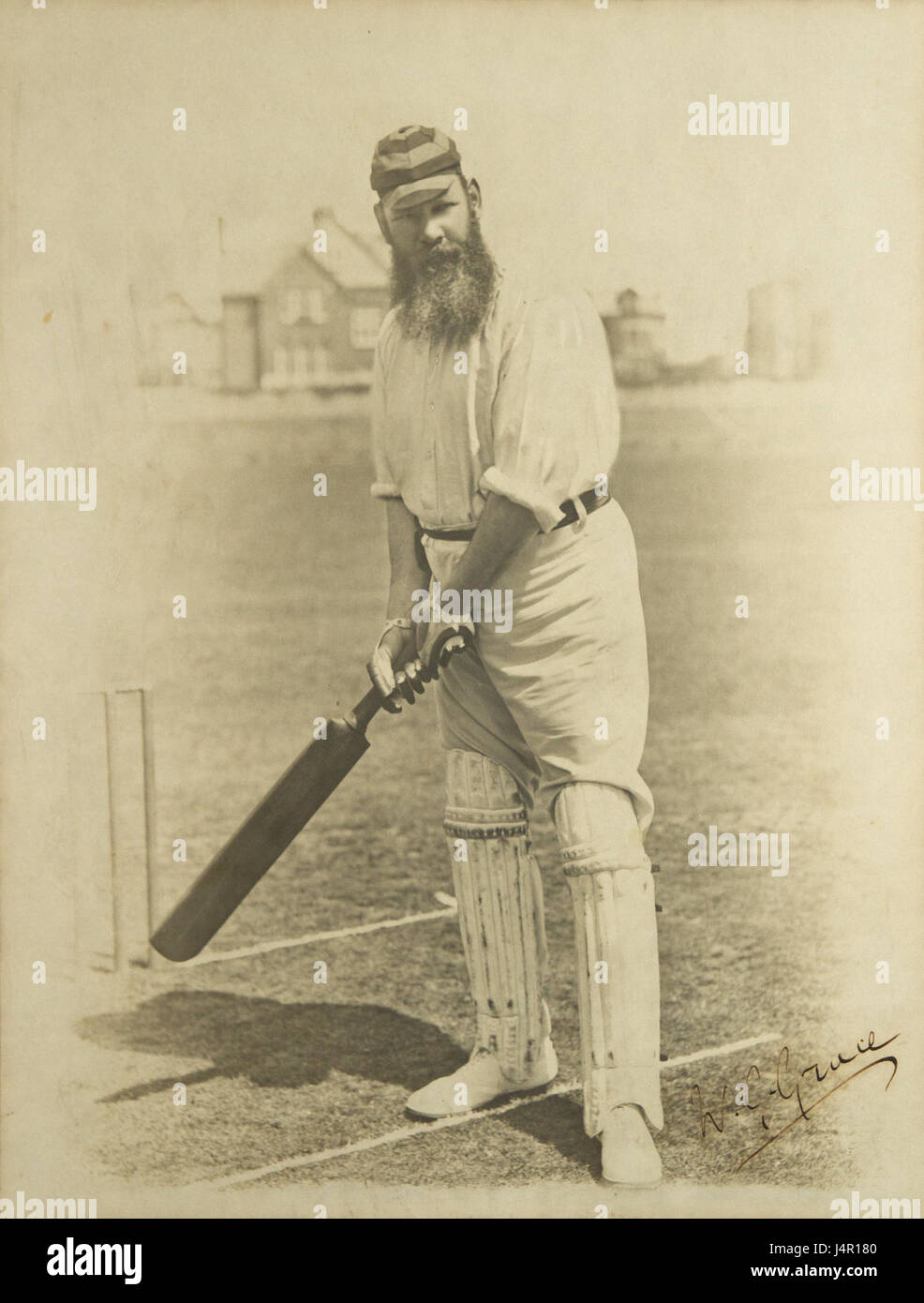 William Gilbert Grace 1890s Stock Photo - Alamy