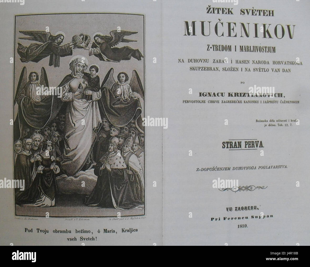 Zitek sveteh mucenikov (1859 Stock Photo - Alamy