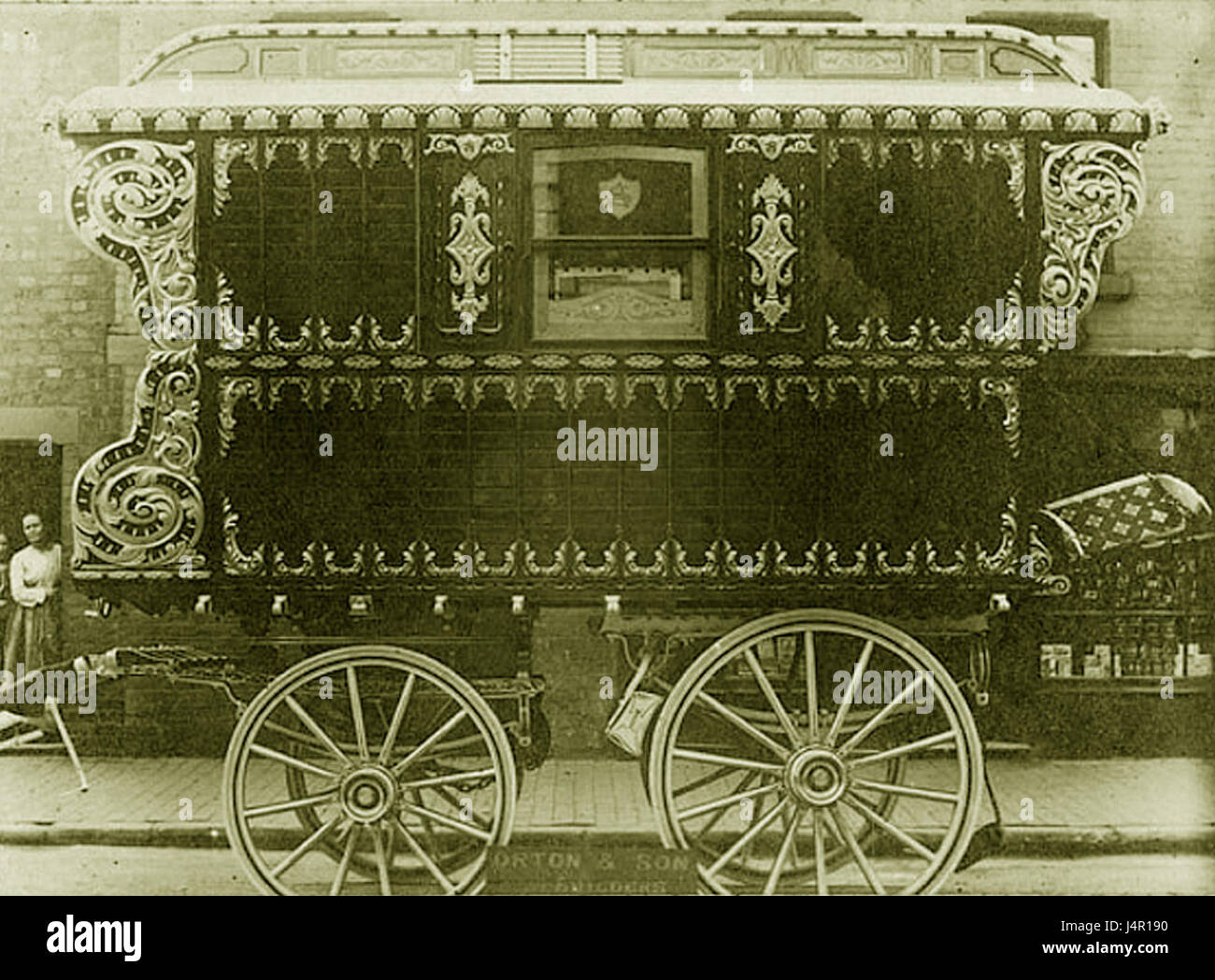 Vardo of the English Gypsies Stock Photo - Alamy