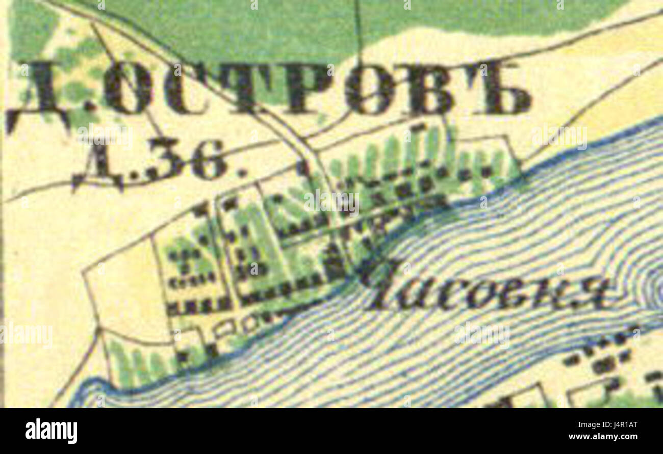 Ust Luga in 1860 was a significant port settlement located in Russia ...