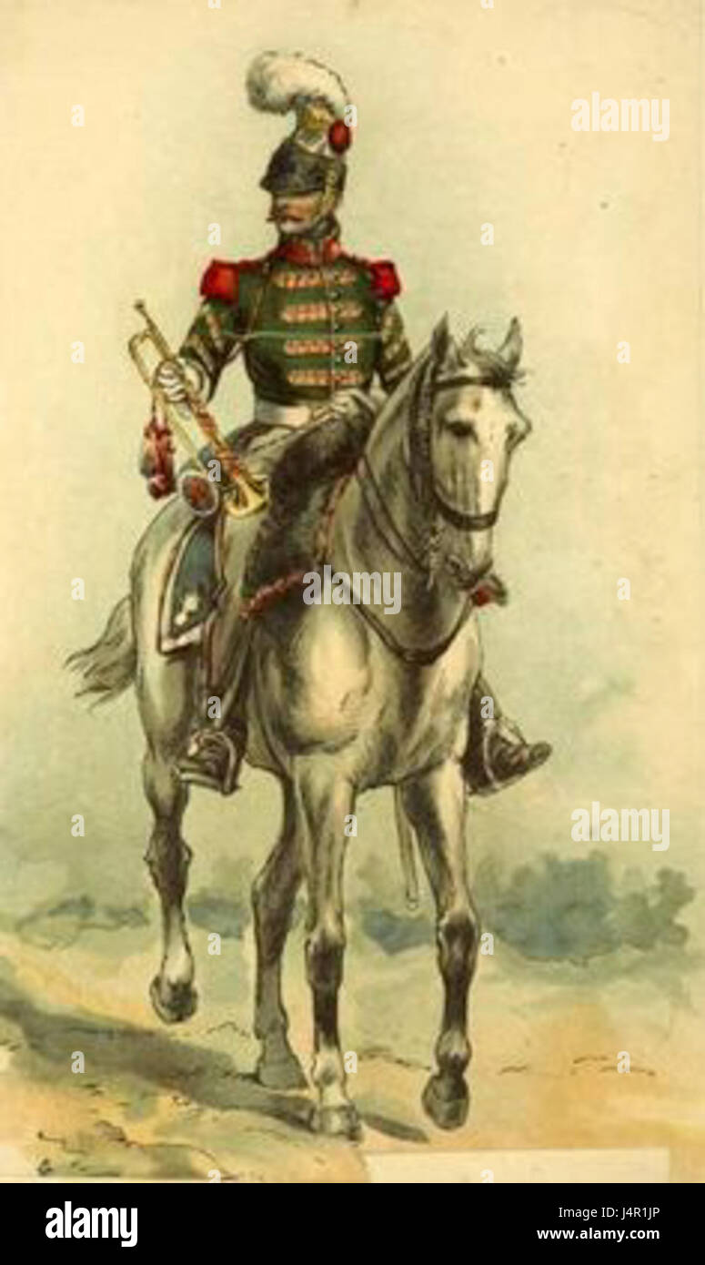 The 'Trompette des Cuirassiers de Berry' (Trumpet of the Cuirassiers of ...