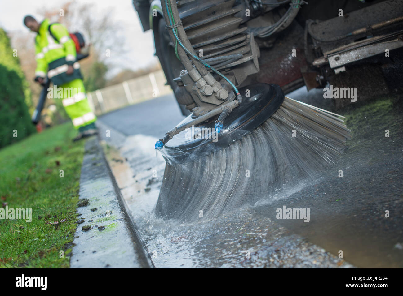 community maintenance worker Stock Photo - Alamy