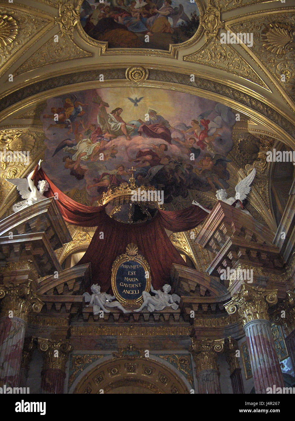The Jesuitenkirche in Vienna is a baroque church known for its ornate ...