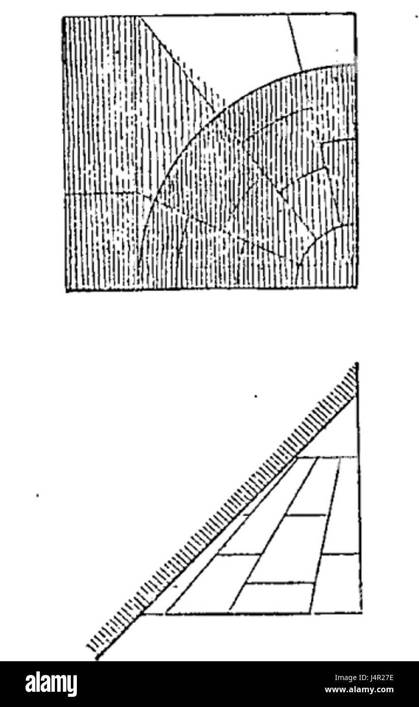 The architectural feature 'Voute 1596032' showcases a vault design ...