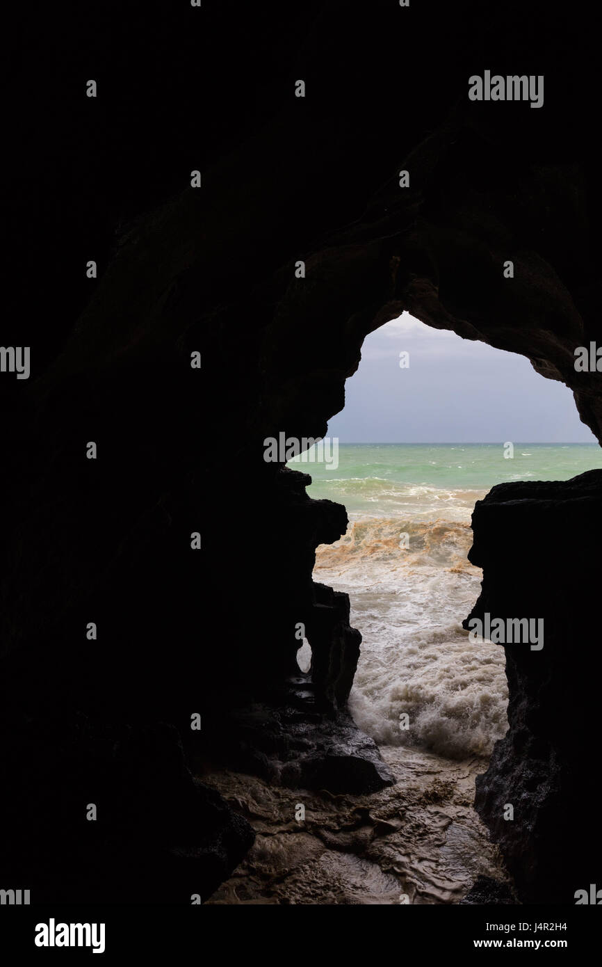 View on Hercules Grotto near Tangier, Morocco Stock Photo - Alamy