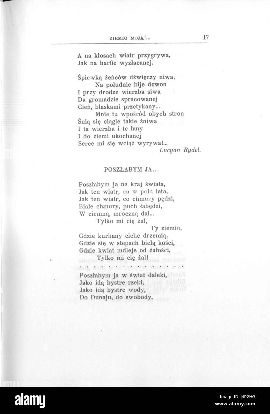 An illustration from 'Ziemia Polska w pieśni', a Polish songbook ...