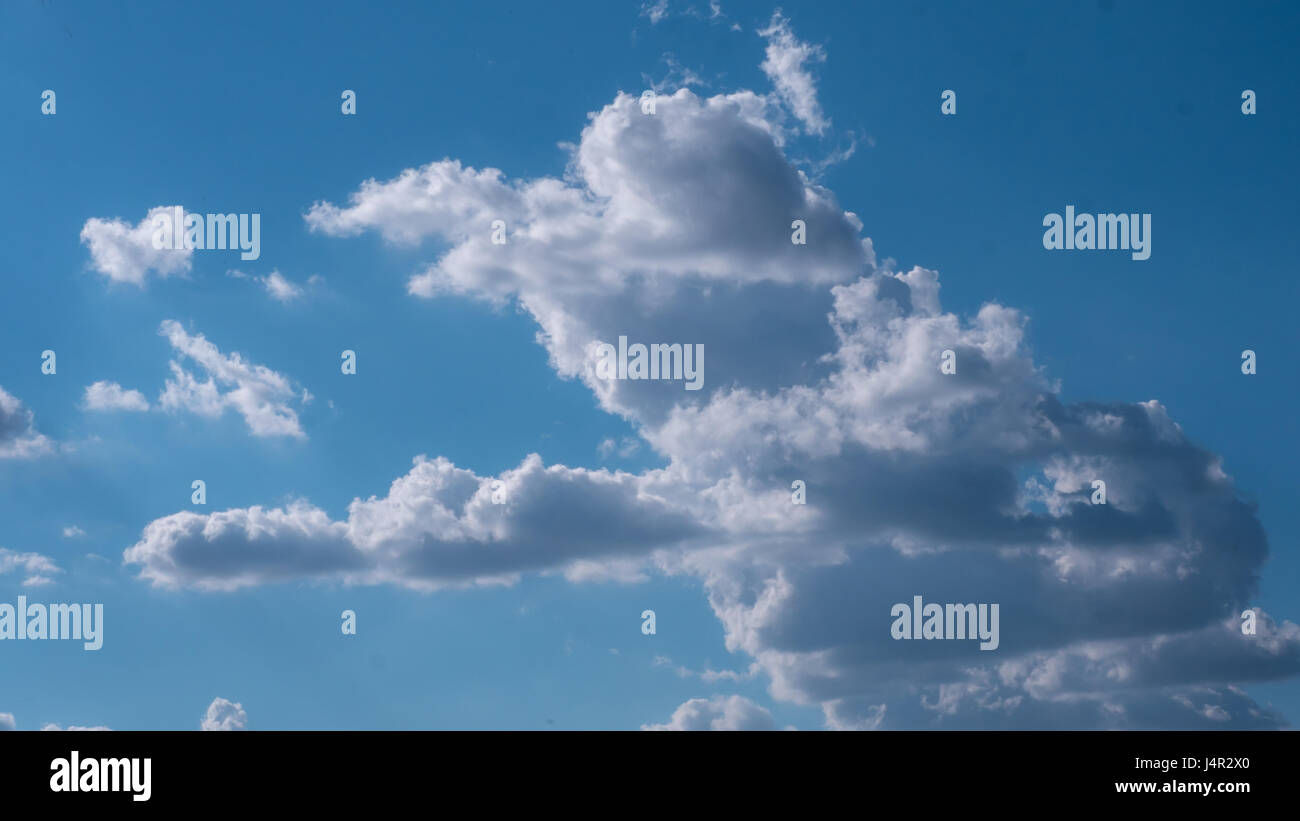 Heavy Clouds in the Blue Sky Stock Photo - Alamy