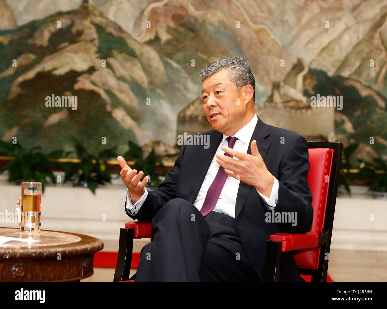 London, Britain. 12th May, 2017. Chinese Ambassador to Britain Liu ...