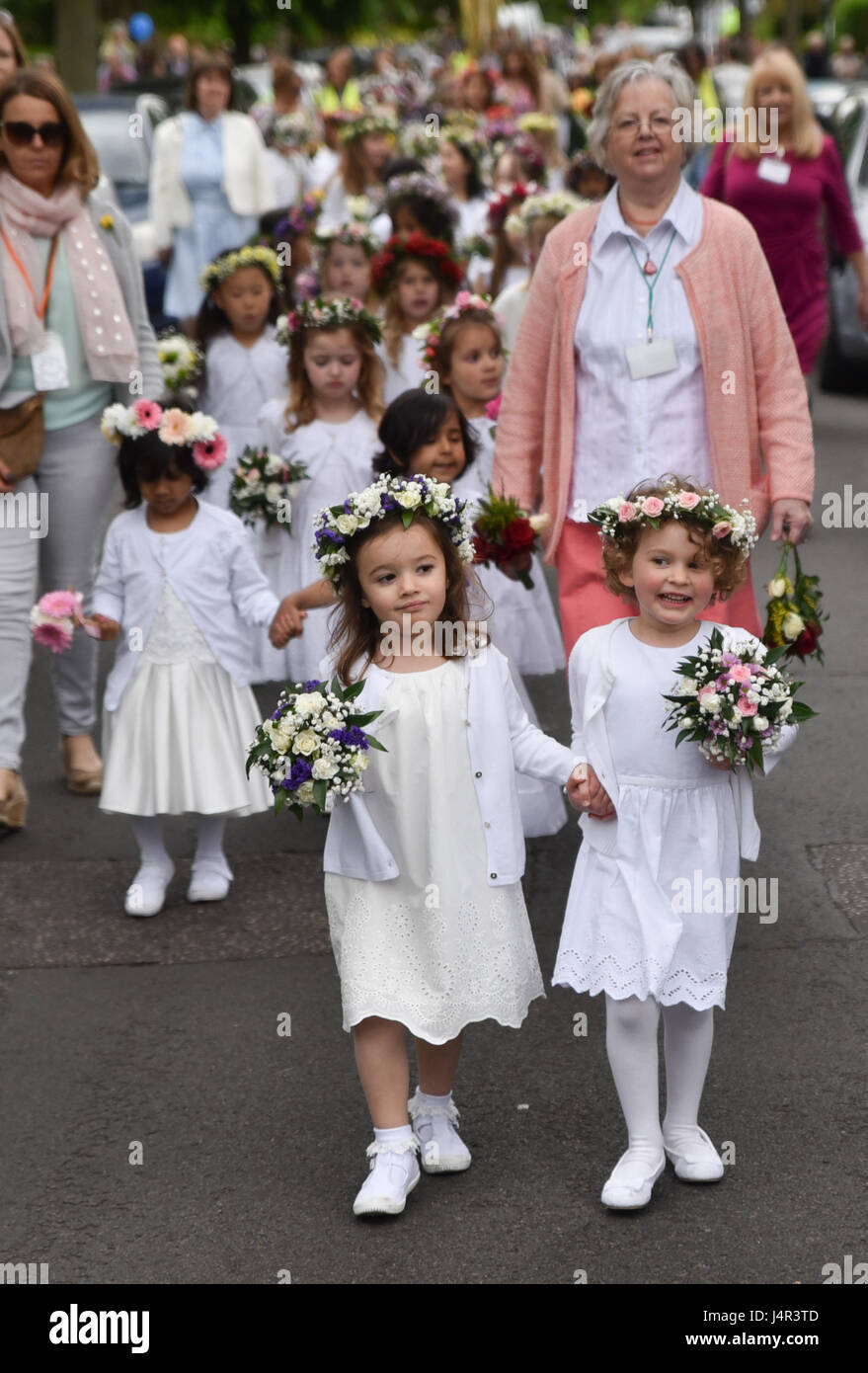 Crowning of the may queen hi-res stock photography and images - Alamy