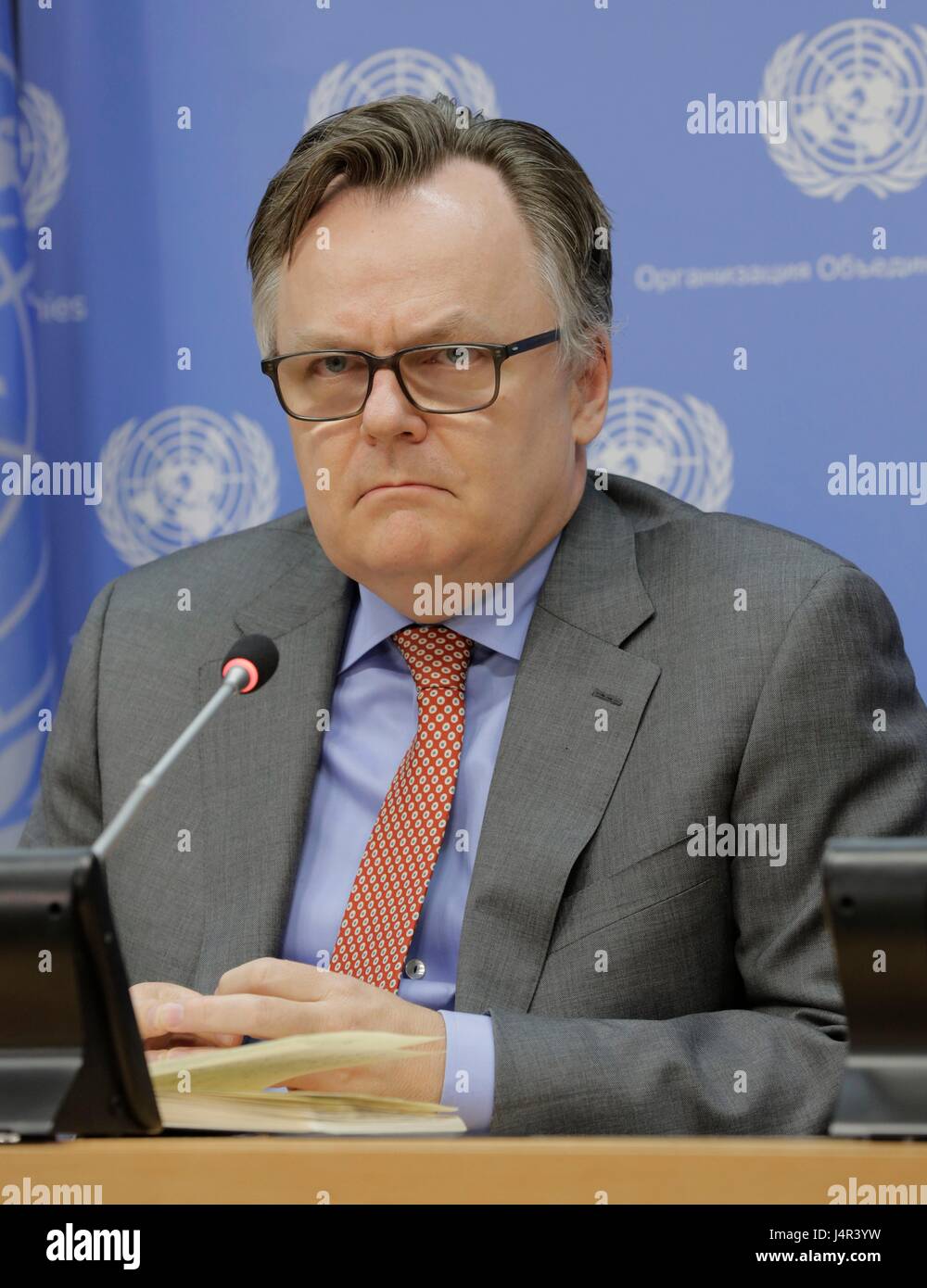 United Nations, New York, USA, May 12 2017 - Marc-Andre Blanchard ...