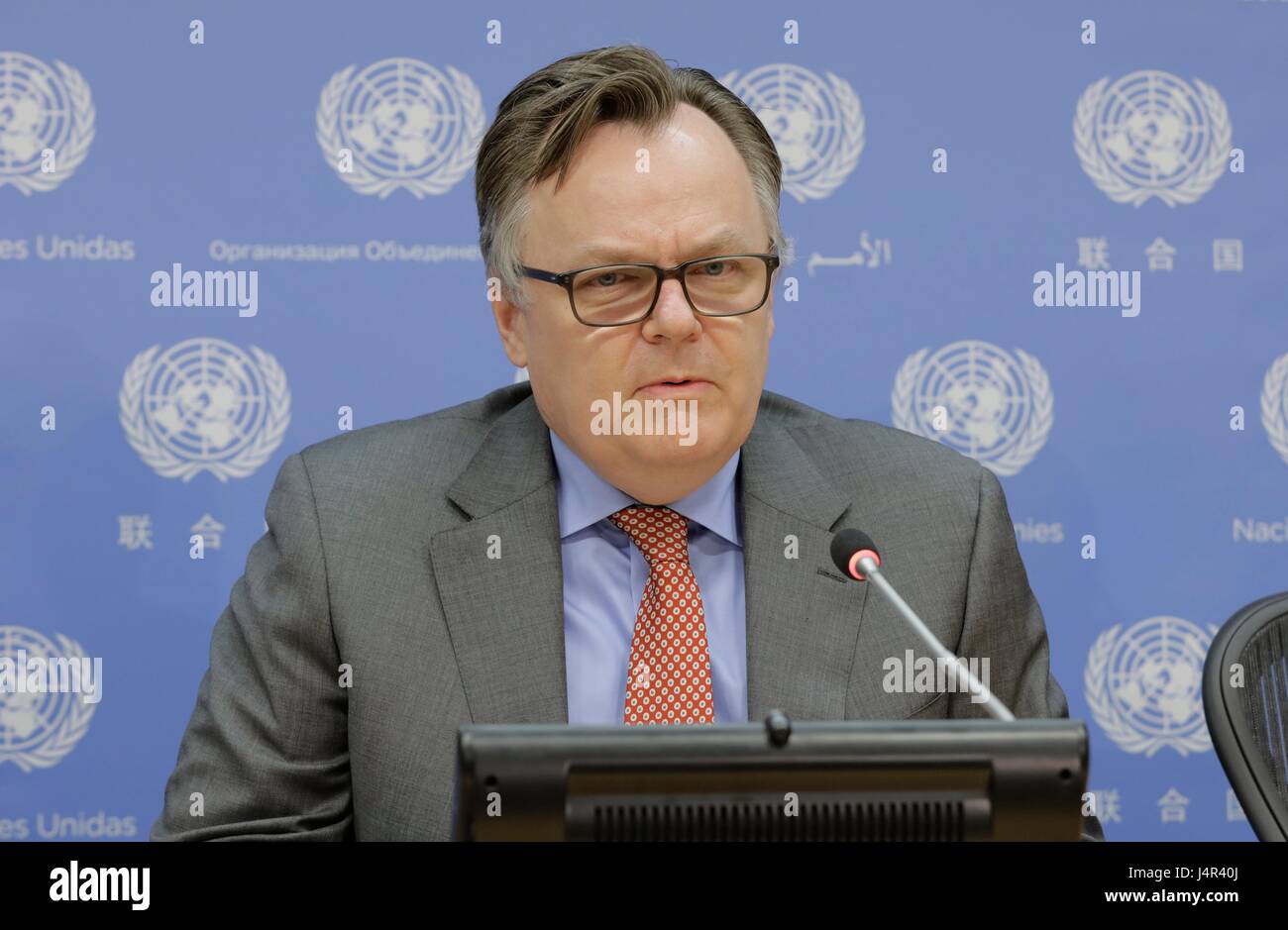 United Nations, New York, USA, May 12 2017 - Marc-Andre Blanchard ...