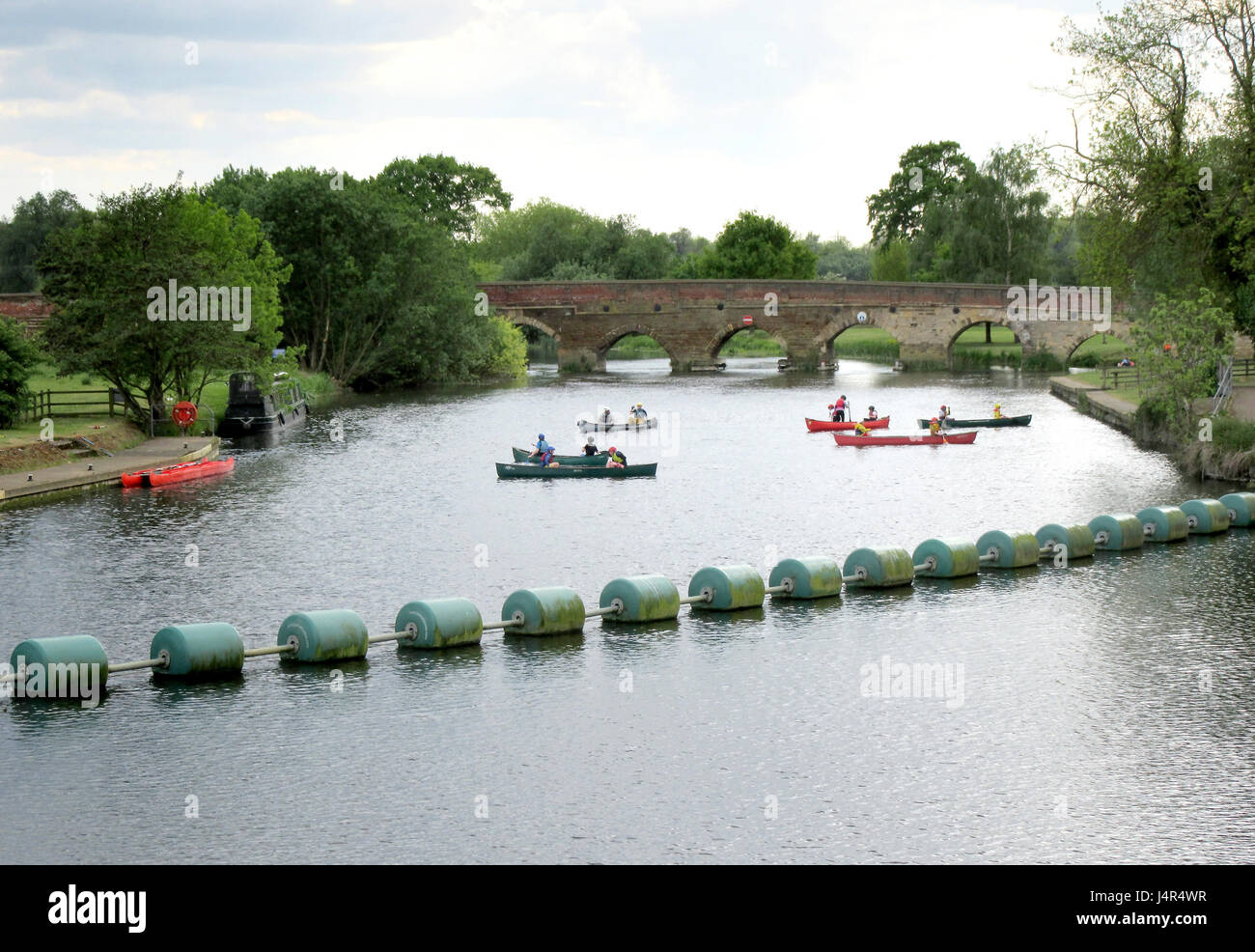 Great barford bridge river great ouse hi-res stock photography and ...