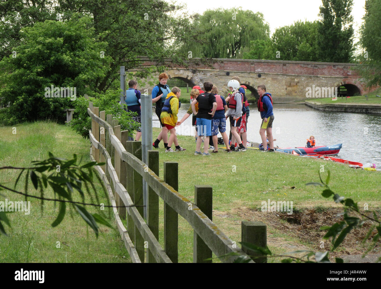 Great barford bridge river great ouse hi-res stock photography and ...