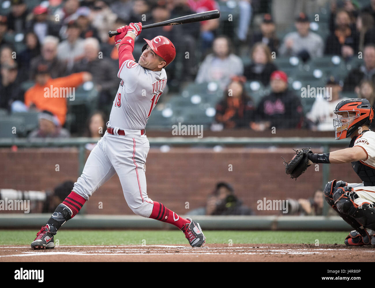 San Francisco, California, USA. 11th May, 2017. Cincinnati Reds first ...