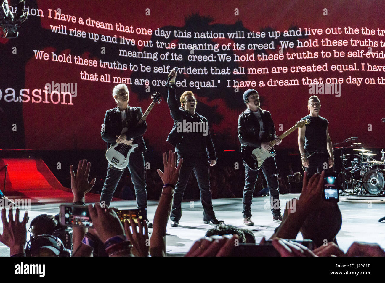 U2 band hi-res stock photography and images - Alamy
