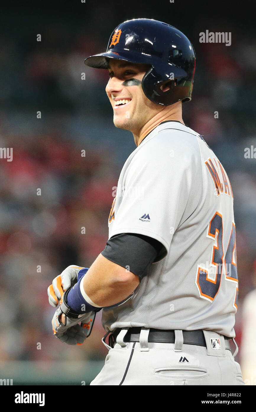 May 11, 2017: Detroit Tigers catcher James McCann #34 smiles at the ...
