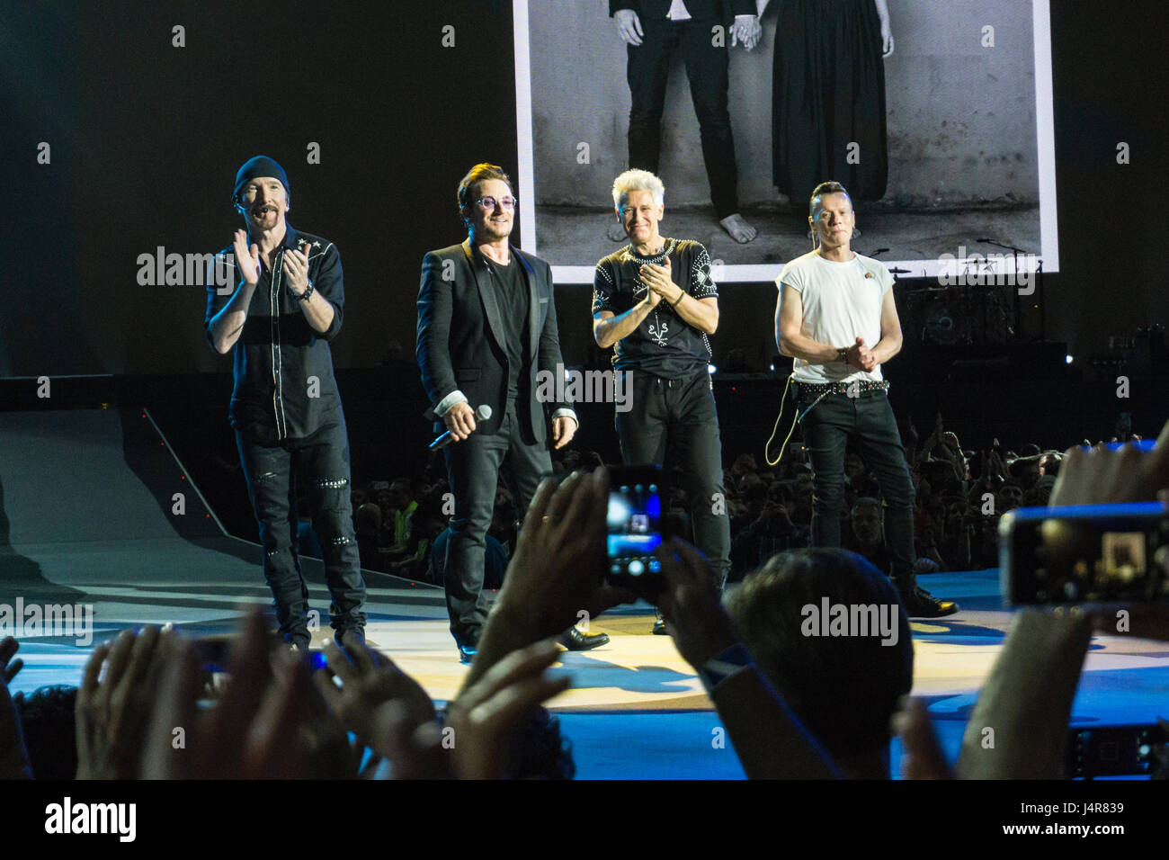 U2 band hi-res stock photography and images - Alamy