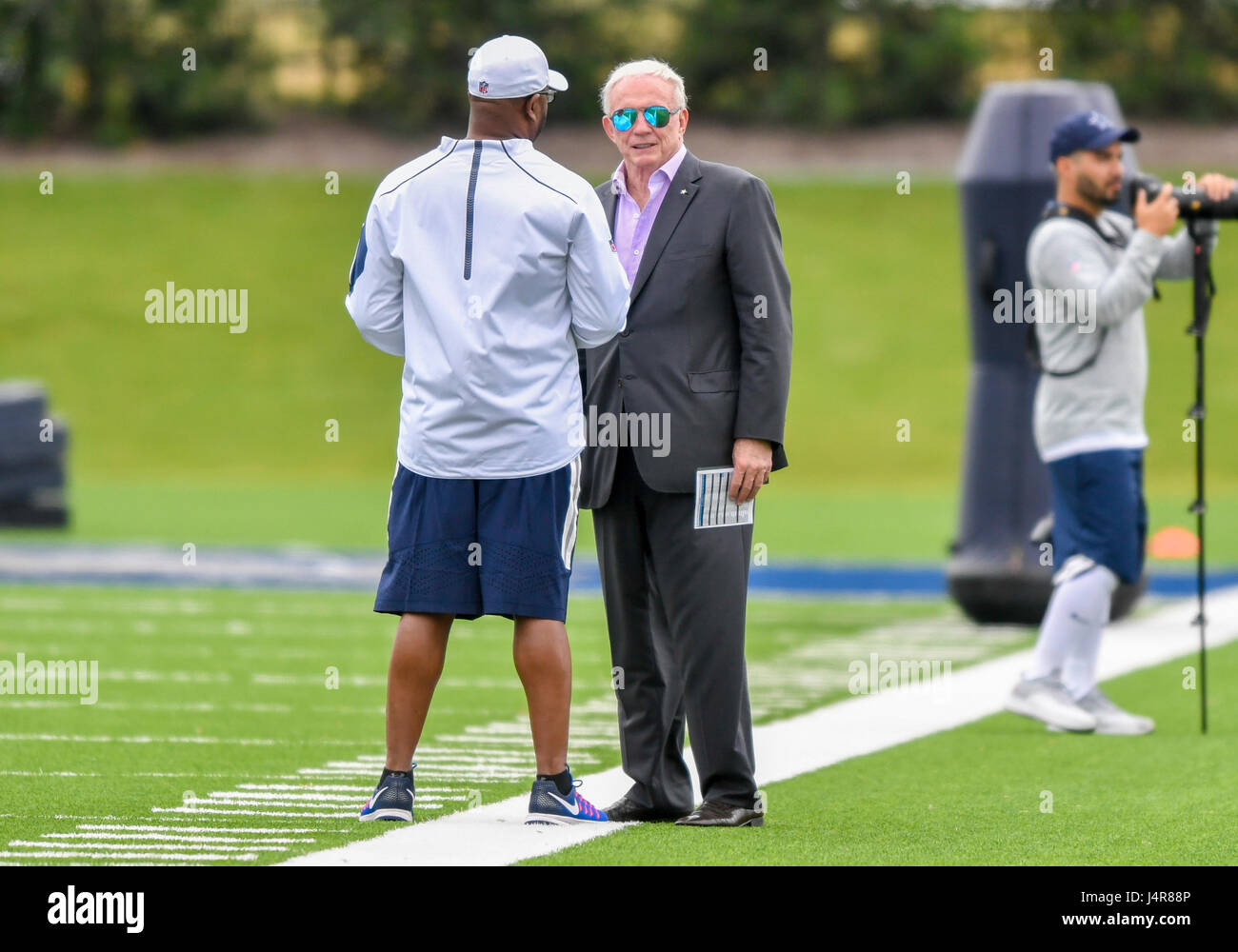 May 12, 2017: Dallas Cowboys owner and General Manager Jerry Jones ...