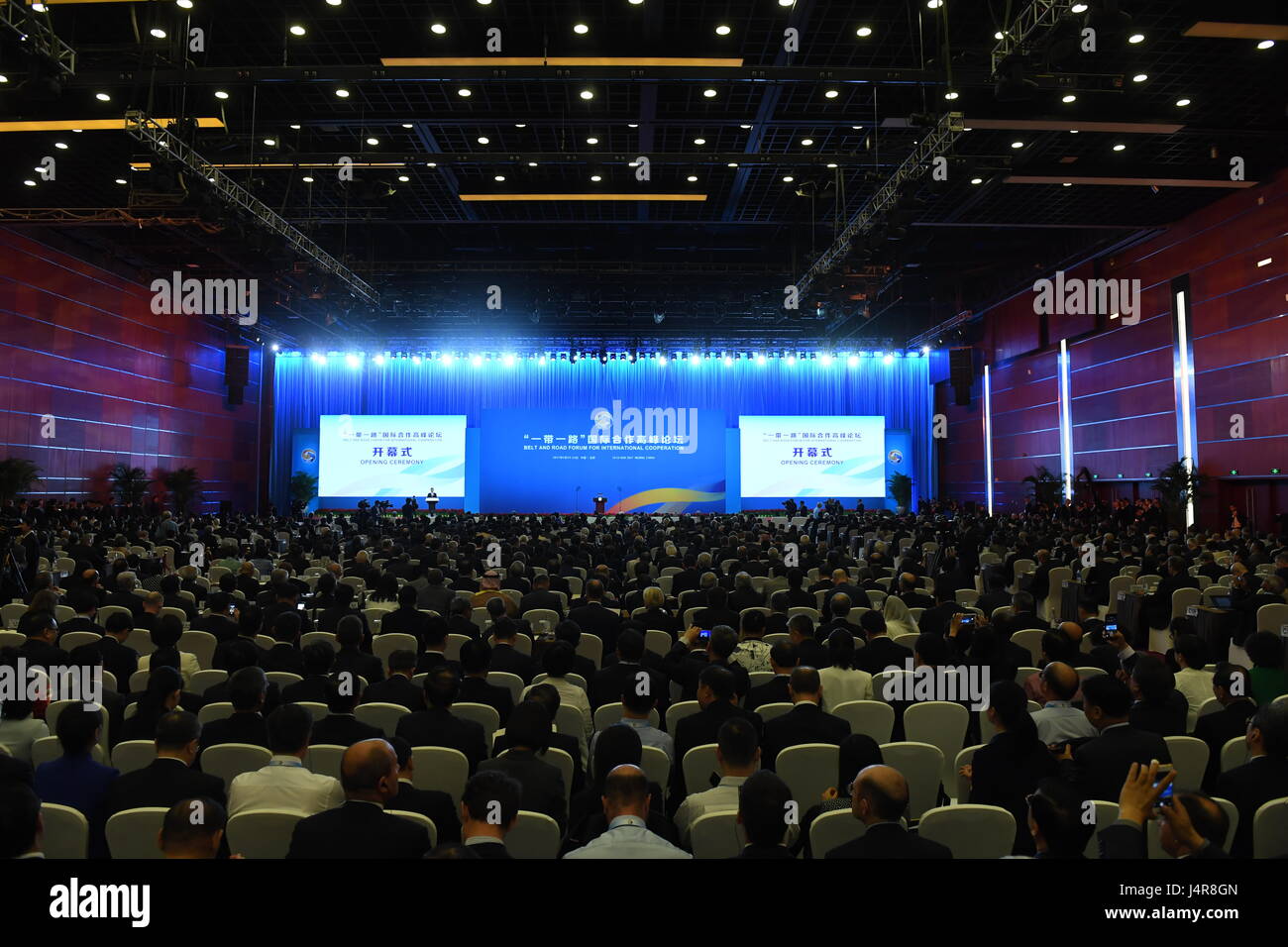 Beijing, China. 14th May, 2017. The Belt and Road Forum (BRF) for ...