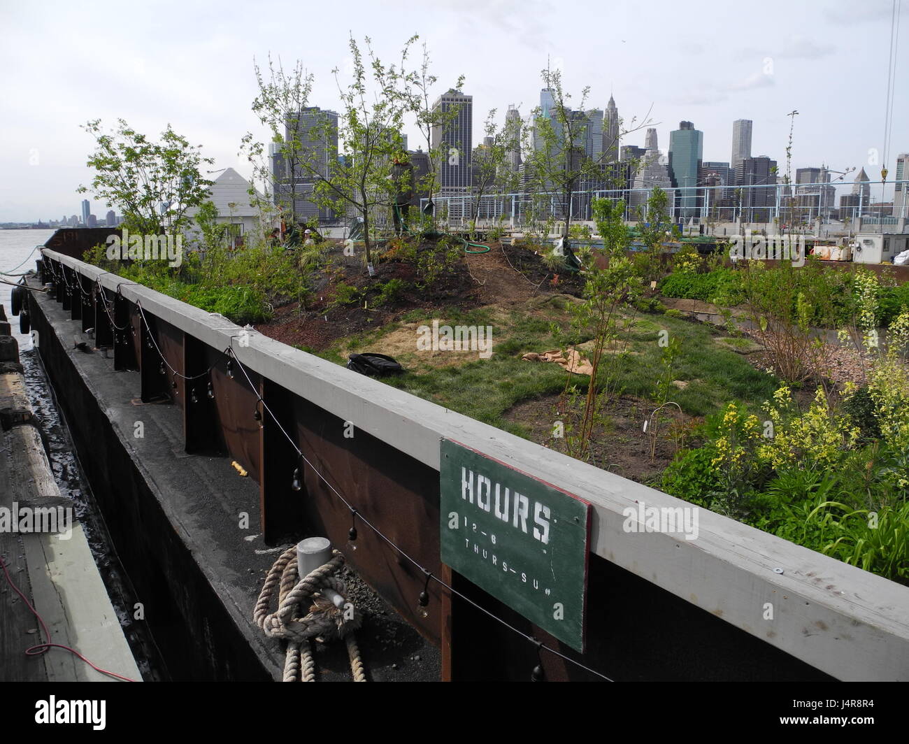 Brooklyn, New York, US. 12th May, 2017. 'Swale', the swimming fruit and ...