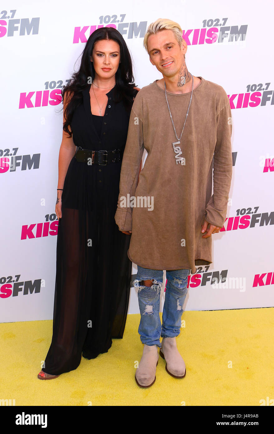 Carson, Ca. 13th May, 2017. Madison Parker and Aaron Carter at 102.7 ...
