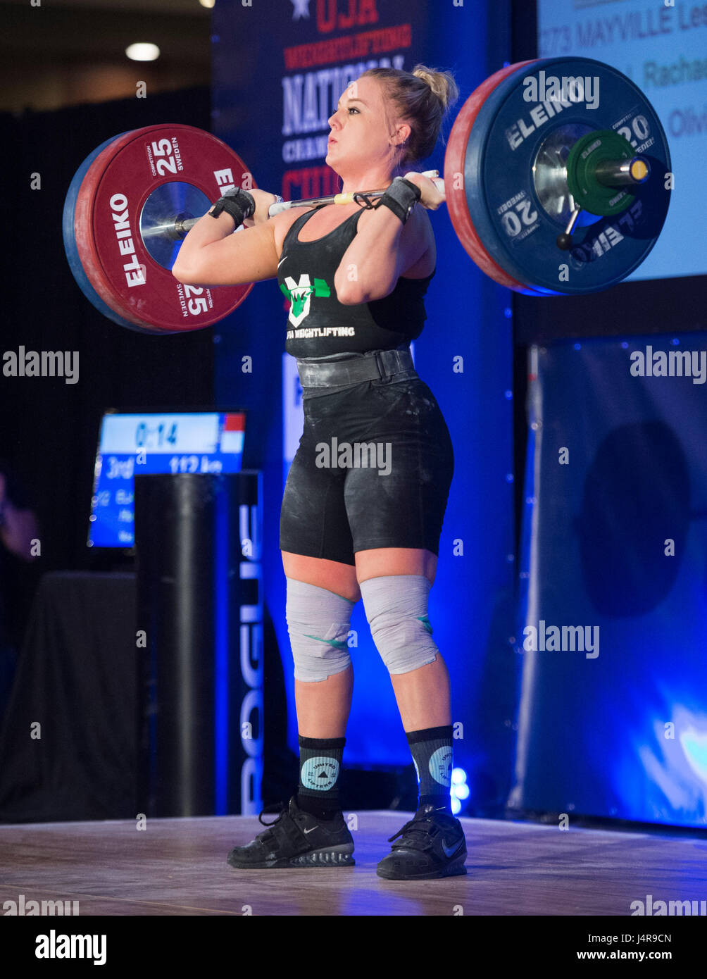 May 13, 2017: Hunter Elam competes in the 69 kilo class kilo class at ...