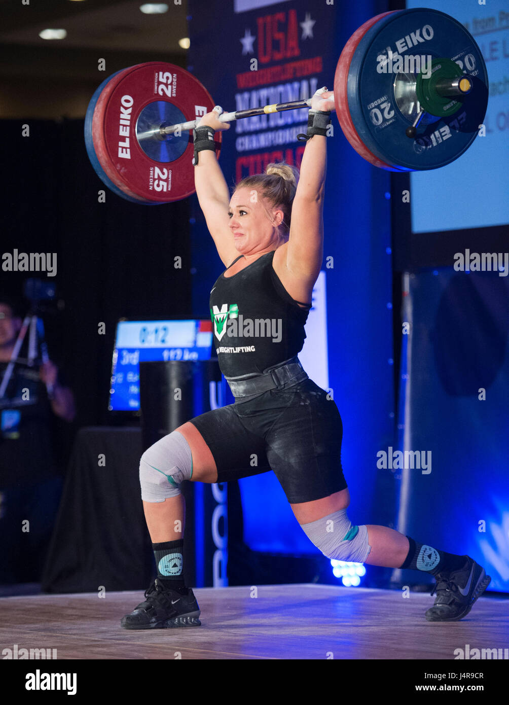 May 13, 2017: Hunter Elam competes in the 69 kilo class kilo class at ...
